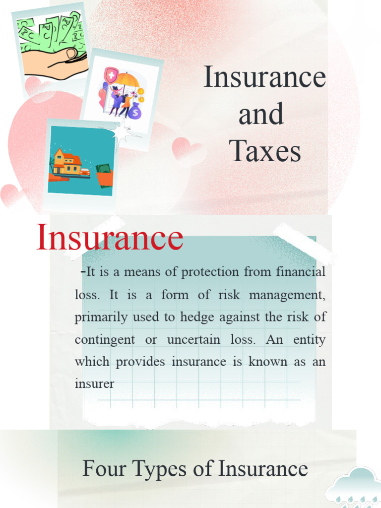 Insurance and Tax Benefits Explained | PDF | Social Science