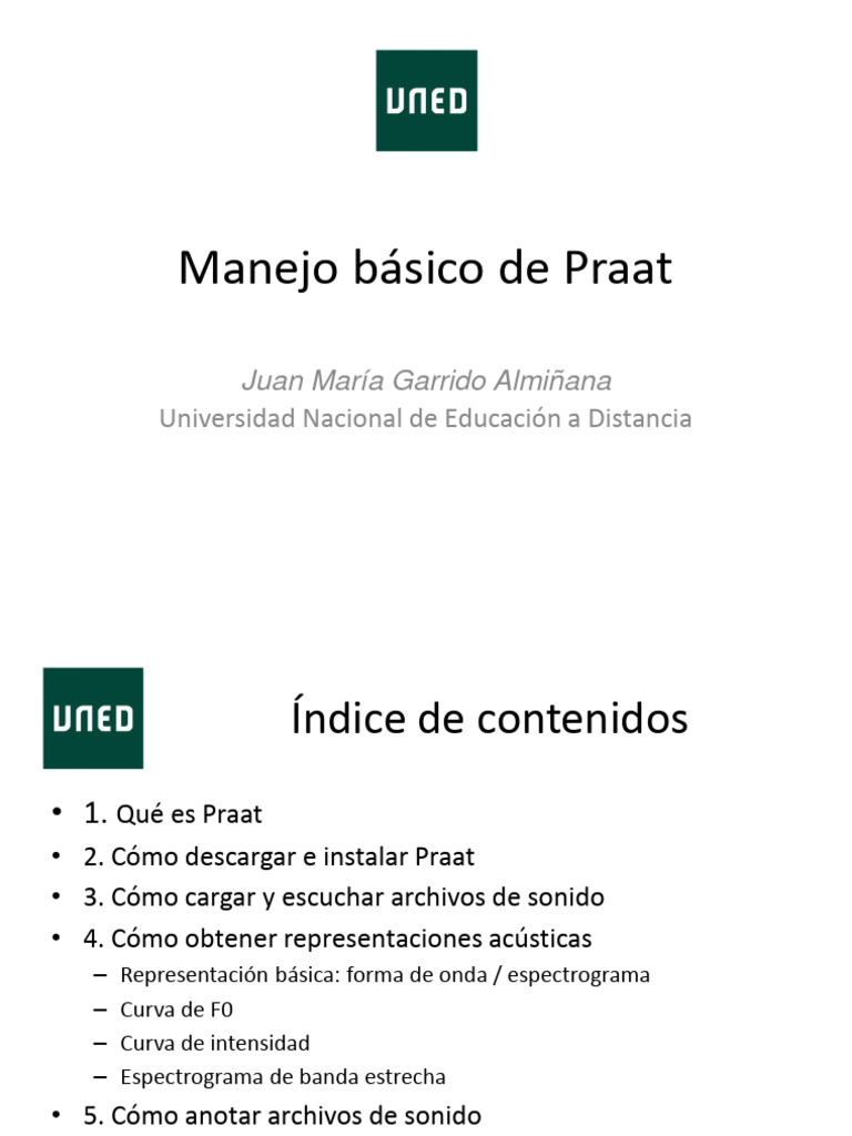 Manejo Basico Praat | PDF | Ventana (informática) | Archivo de computadora