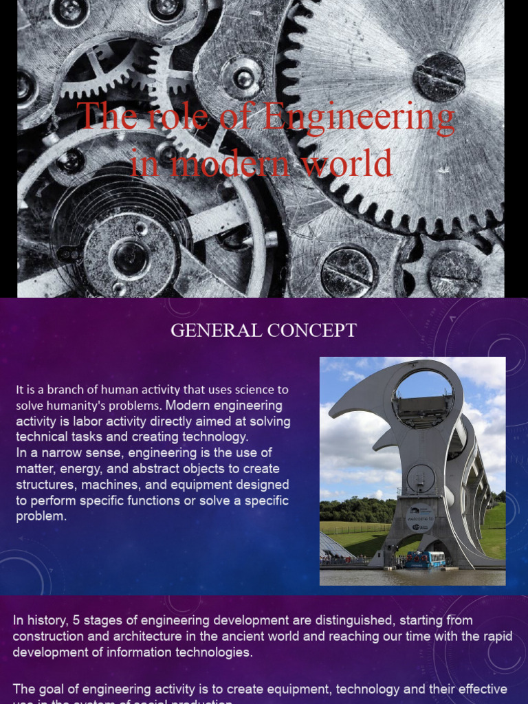 The Role of Engineering in Modern World | PDF