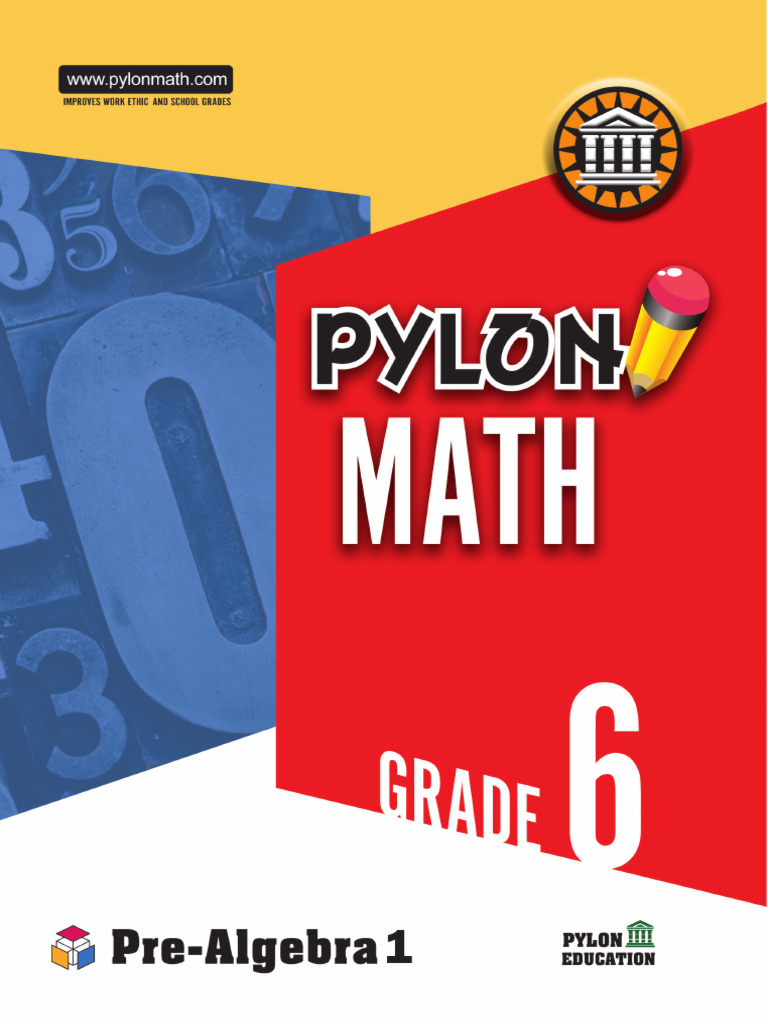 Pylon Math Grade 6 - Pre-Algebra I | PDF | Mathematics | Science