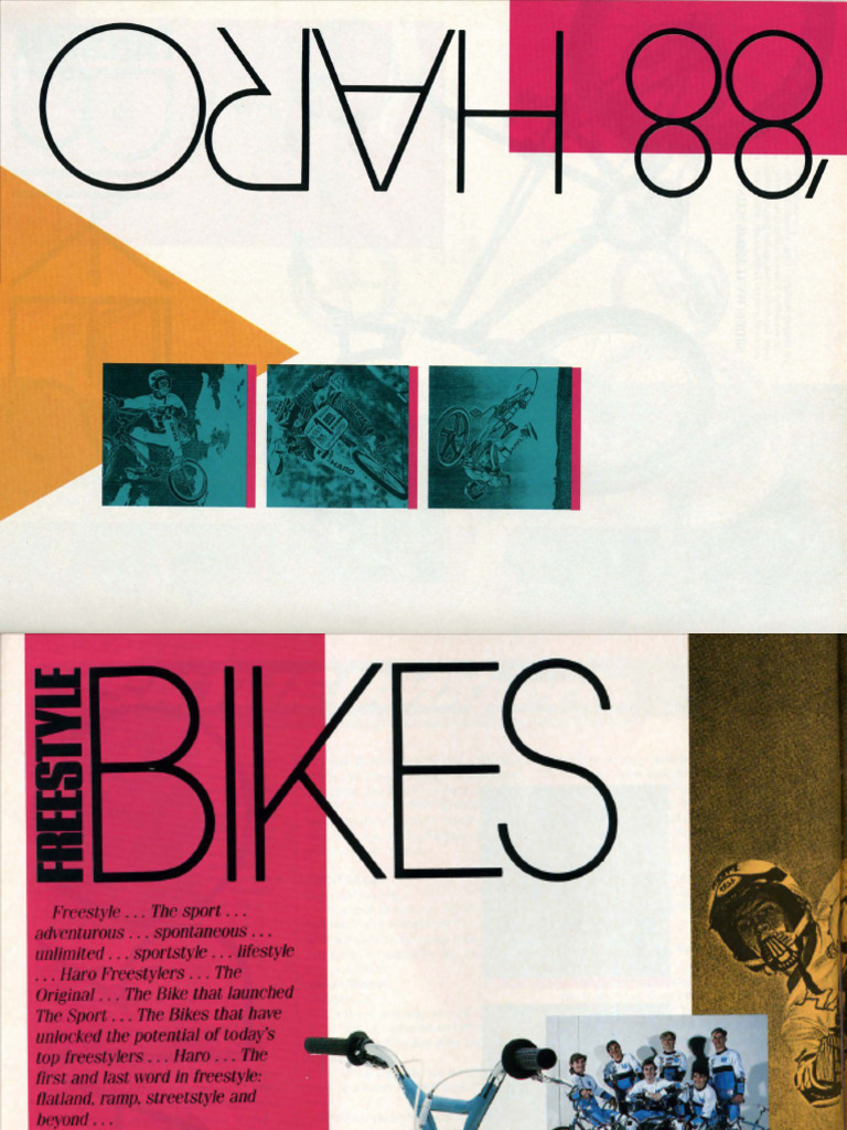 1988 Haro Catalog | PDF