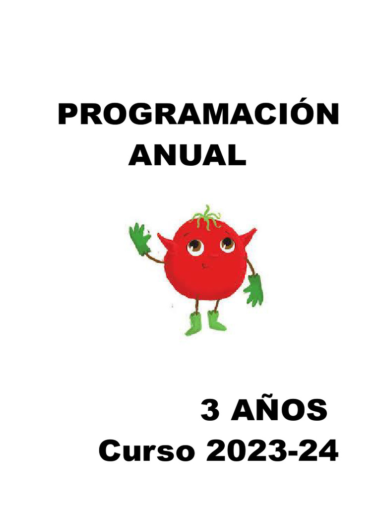Programación 3 Años 2023-2024 | PDF | Evaluación | Educación de la primera infancia