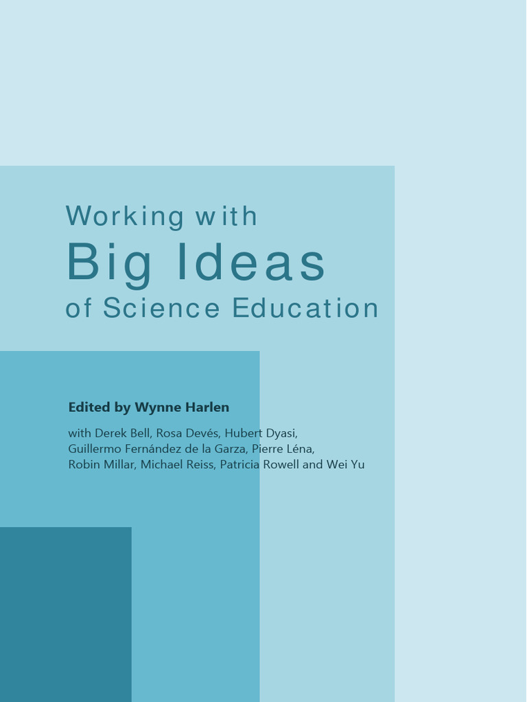 Working With Big Ideas of Science Education - Print Version | PDF ...