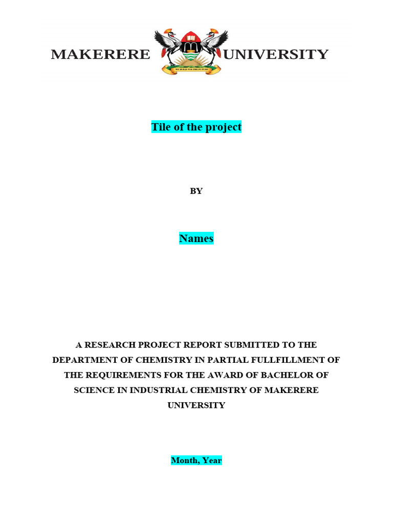 Research Project REPORT Format | PDF | Science