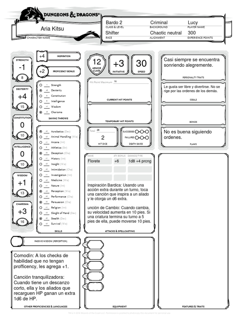 Aria | PDF | Role Playing | Leisure Activities