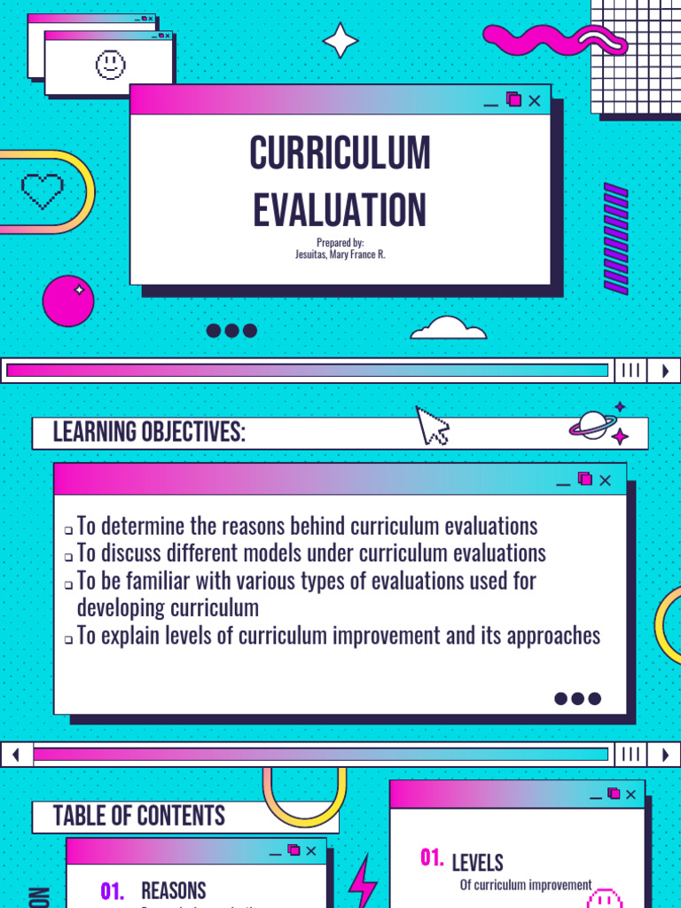 Curriculum Evaluation | PDF | Evaluation | Curriculum Curriculum Evaluation | PDF | Evaluation | Curriculum