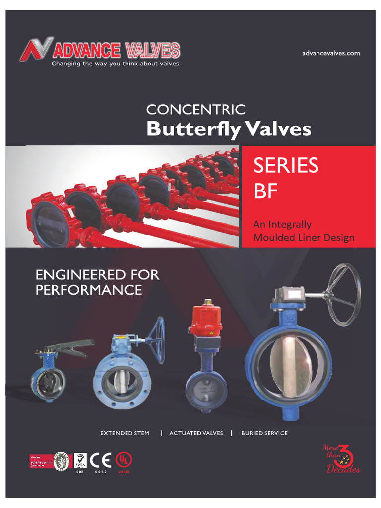Advance Concentric Butterfly Valve-New | PDF
