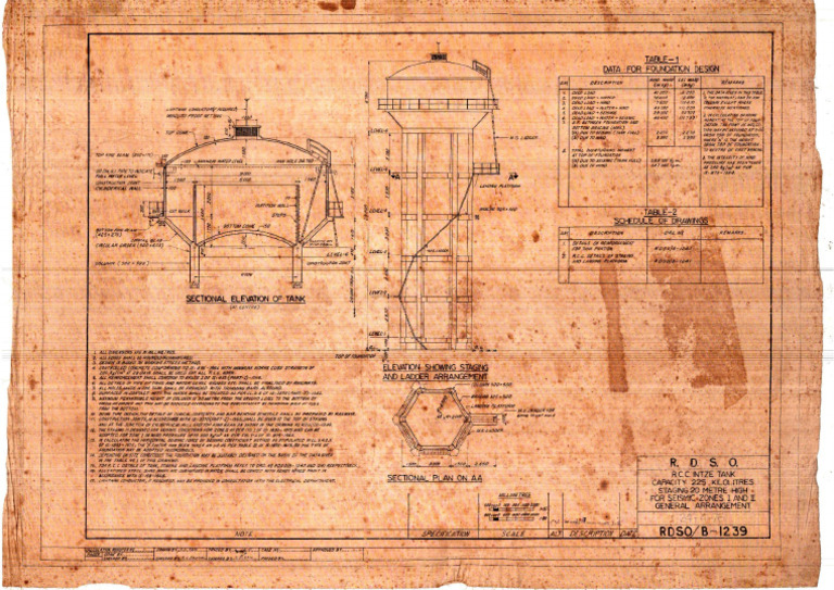 Rdso Water Tank | PDF