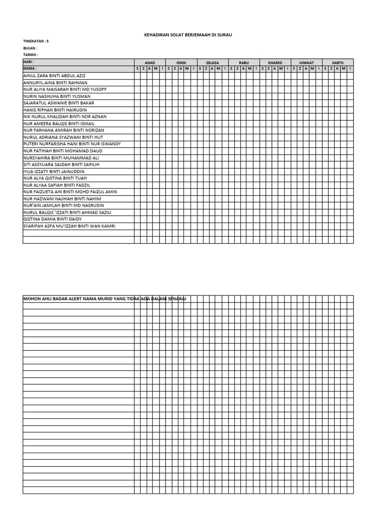 Jadual Solat | PDF