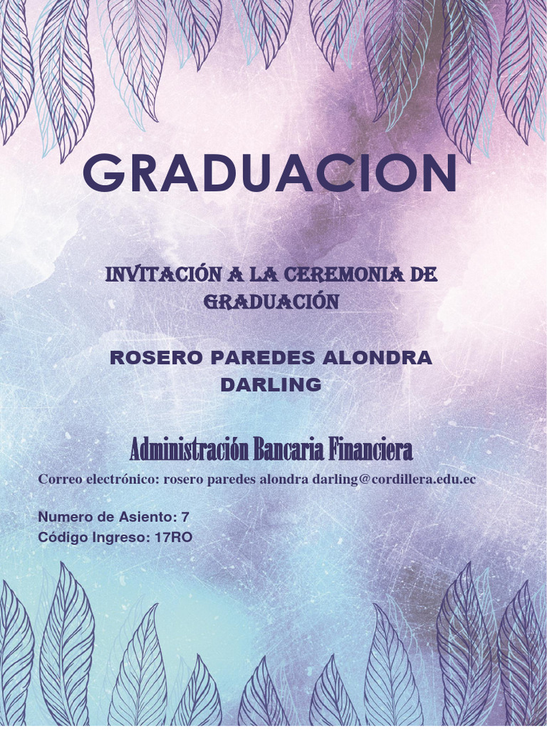 Invitaciones | PDF