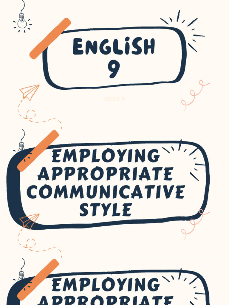 Communicative Style | PDF | Conversation | Linguistics Communicative Style | PDF | Conversation | Linguistics