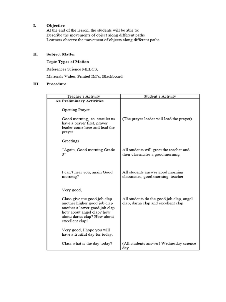 Traditional Detailed Lesson Plan Fi | PDF | Sound | Musical Instruments