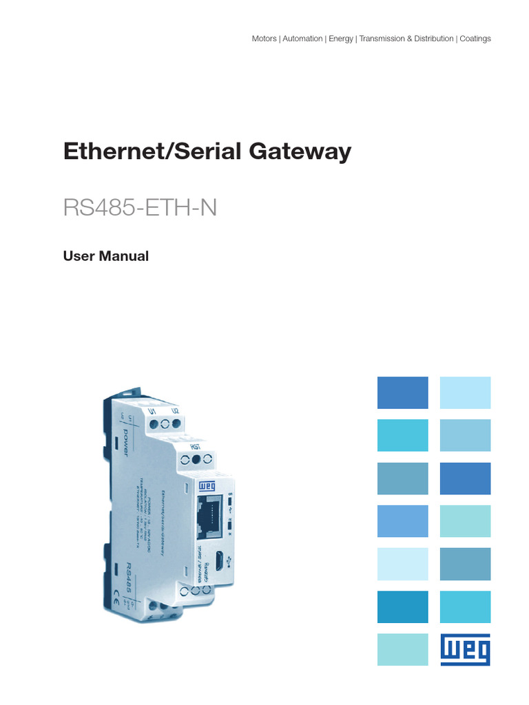 WEG RS485 ETH N User Manual 10006614893 en | PDF | Computer Network | Port (Computer Networking)