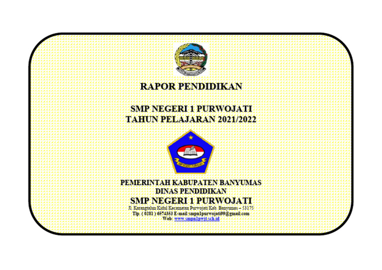 Cover Rapor Pendidikan | PDF