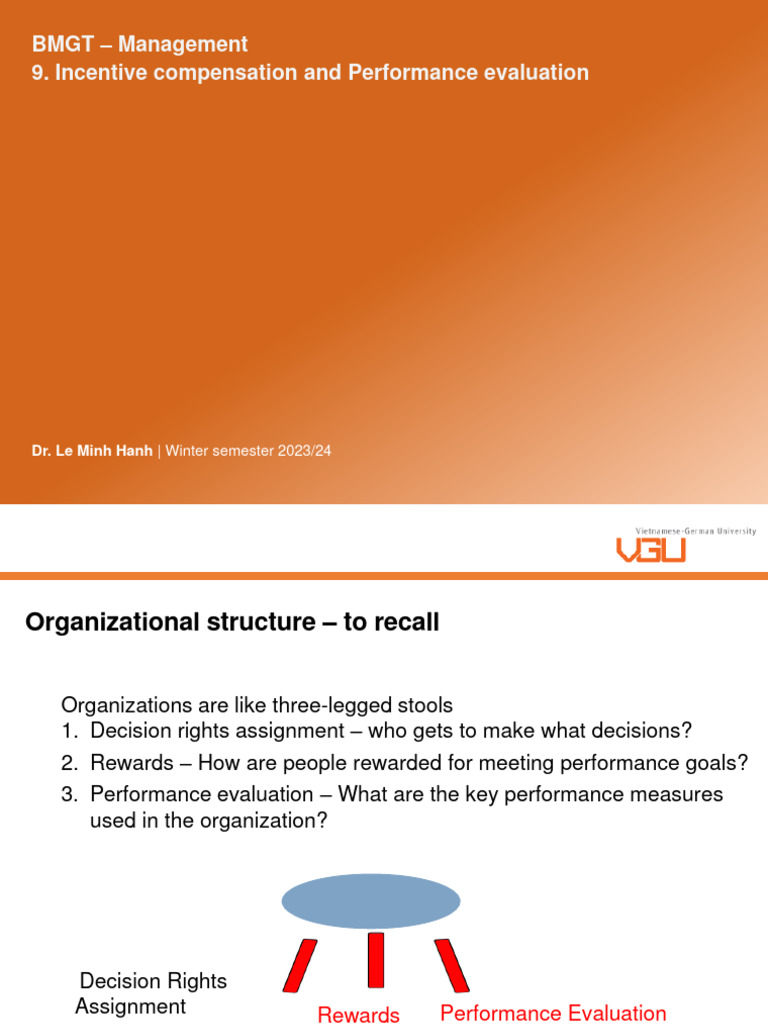 Topic 9 - Incentive System - 2023 - For Students | PDF | Incentive ...