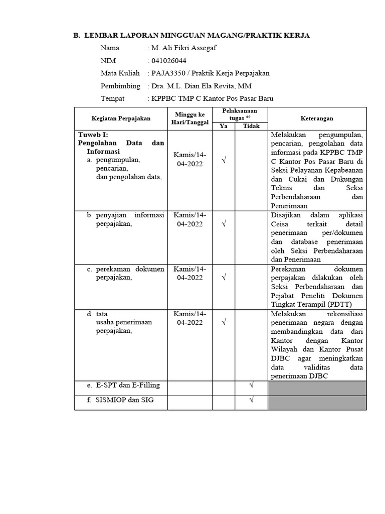 Laporan Tuweb 1 | PDF