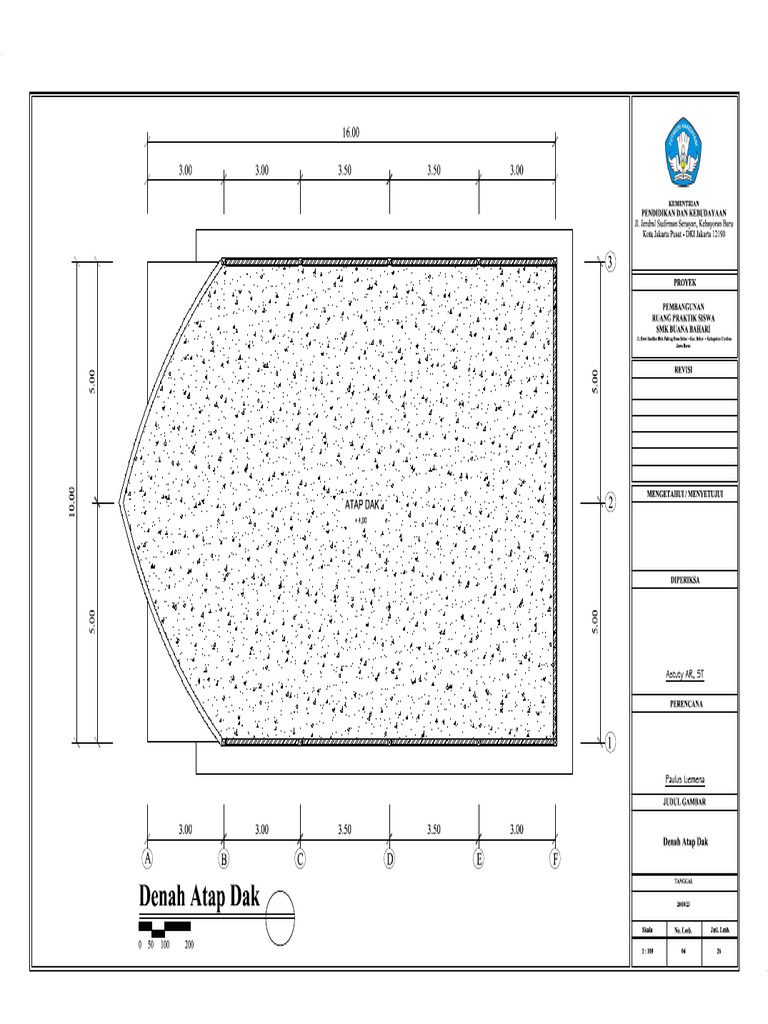 4.denah Atap Dak | PDF
