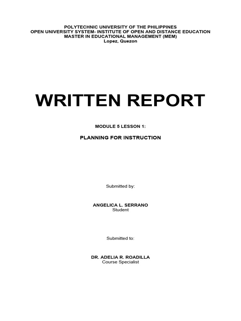 Written Report - Concept Development Model | PDF | Learning | Curriculum