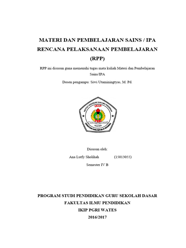 Asli RPP K13 Kls IV Tema 9 ST 1 PB 5 Model PJBL | PDF | Seni & Disiplin Bahasa
