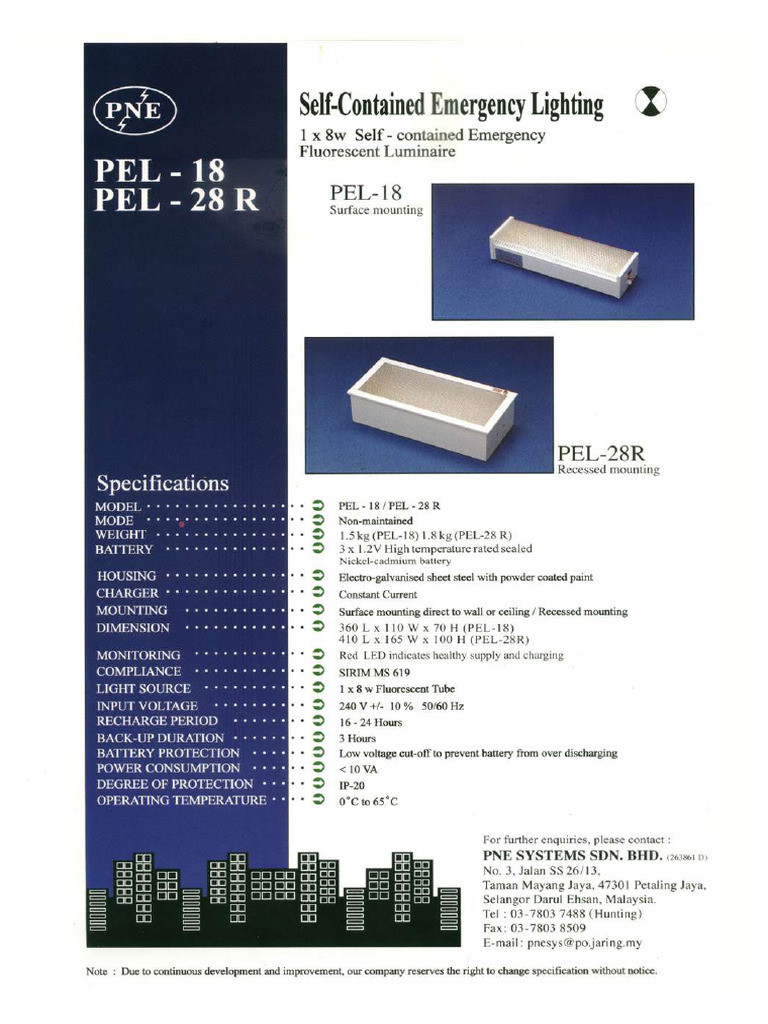 5.1 PNE Emergency LIght | PDF