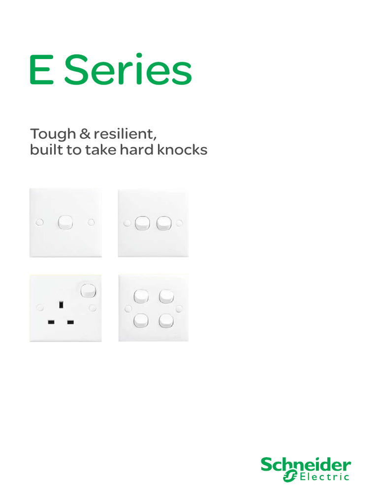 7.1 Schneider E-Series | PDF | Ac Power Plugs And Sockets ...