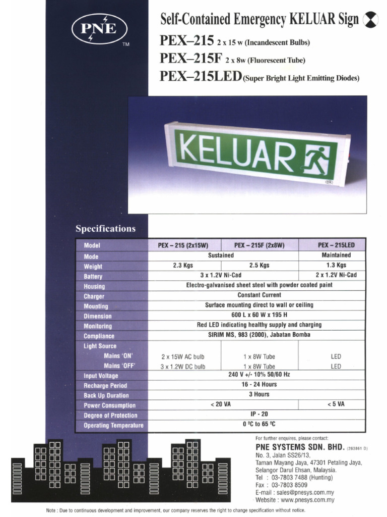 6.1 PNE Keluar Sign | PDF