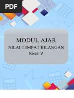 Modul Ajar Pola Gambar Dan Pola Bilangan Kelas 4 | PDF | Karier & Perkembangan