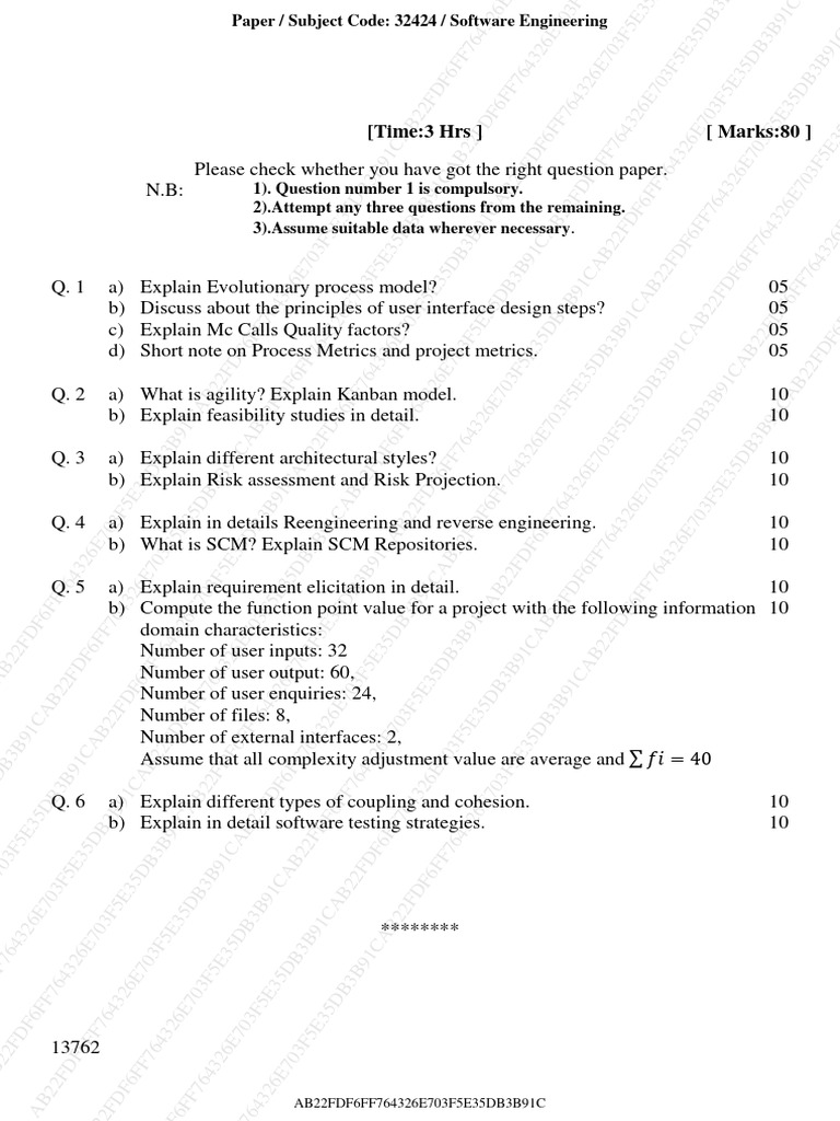 TE IT Sem-5 Software Engineering | PDF | Information Technology | Systems Theory