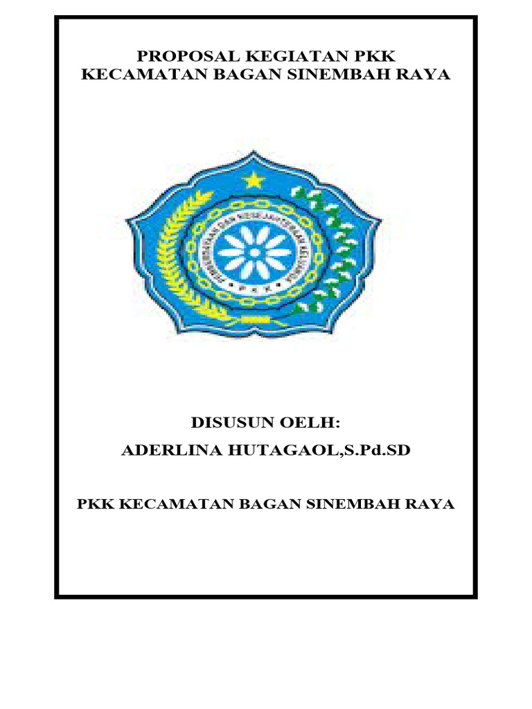 PROPOSAL KEGIATAN PKK | PDF