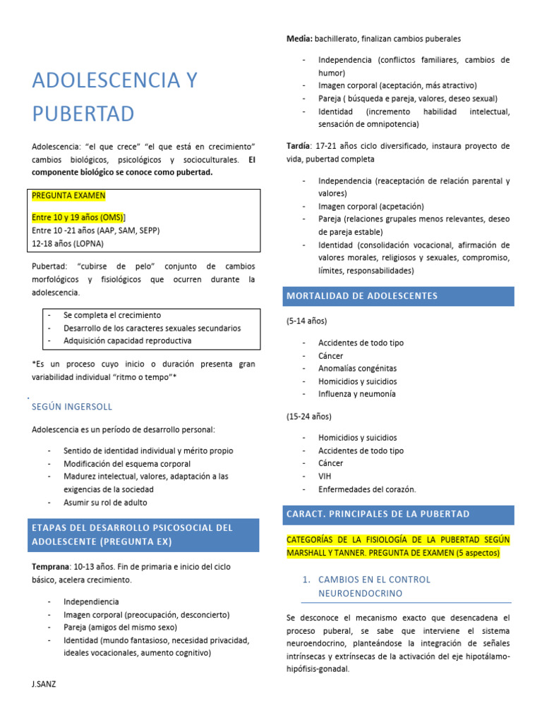 Eje Hipotálamo-Hipofisario y Pubertad | PDF | Testosterona | Hormona ...