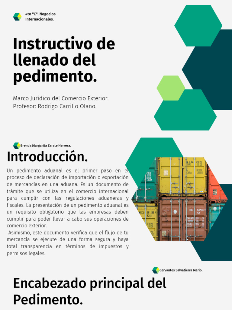 Instructivo Del Llenado de Pedimento | PDF | aduana | Economias