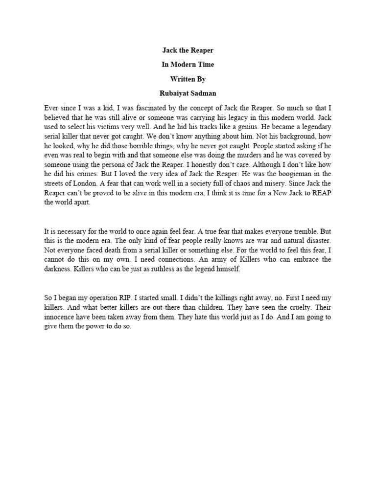 Jack The Reaper | PDF