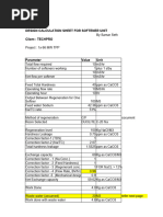 ETP Design Calculation | PDF | Chemistry | Materials