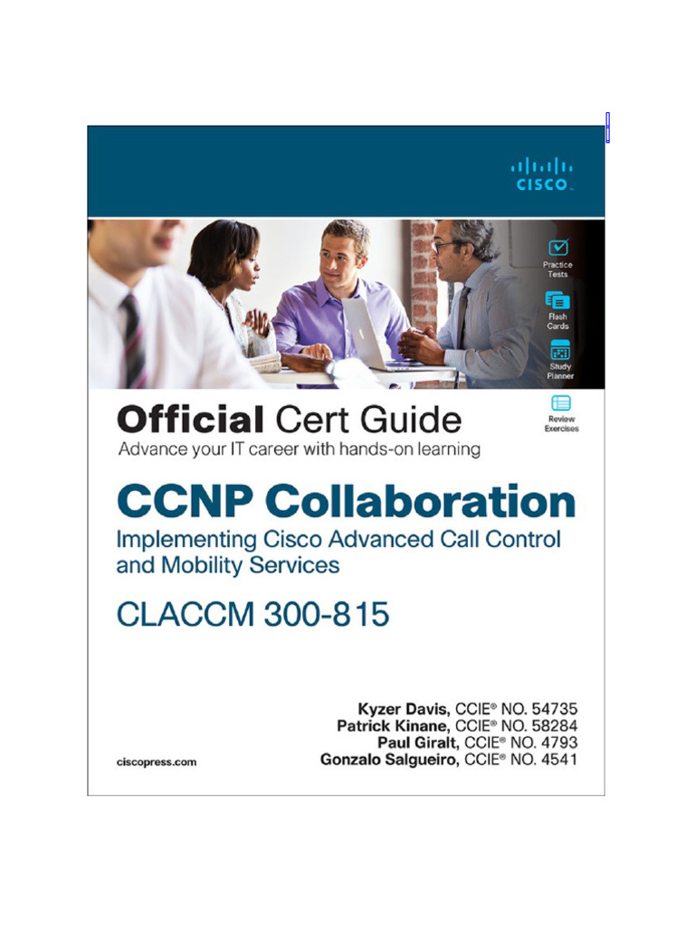 CiscoPress - CCNP Collaboration Call Control and Mobility CLACCM 300 ...