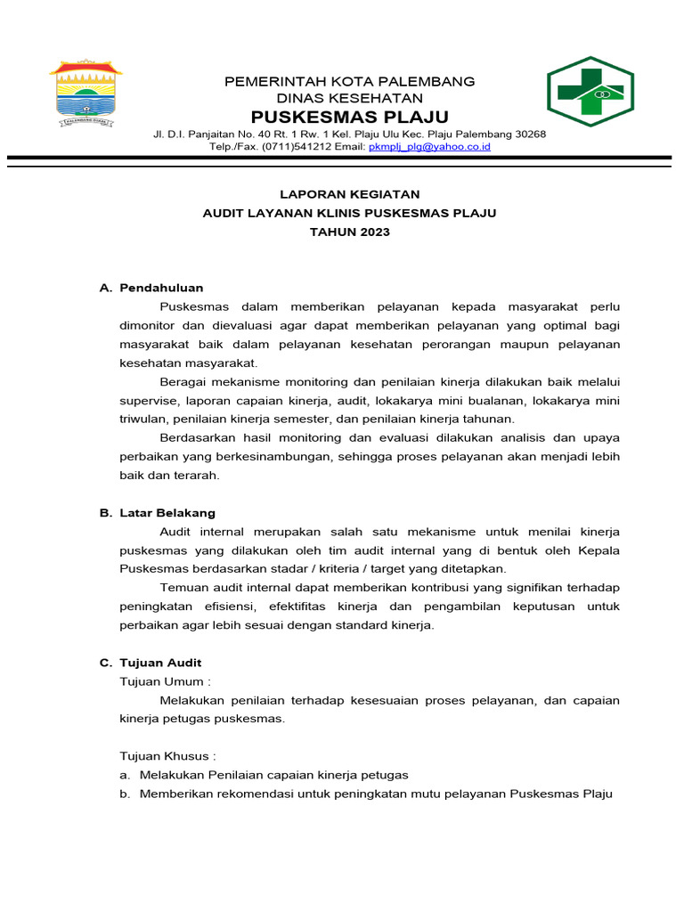 5.5.2 - EP. 1a. AUDIT PROGRAM PPI | PDF