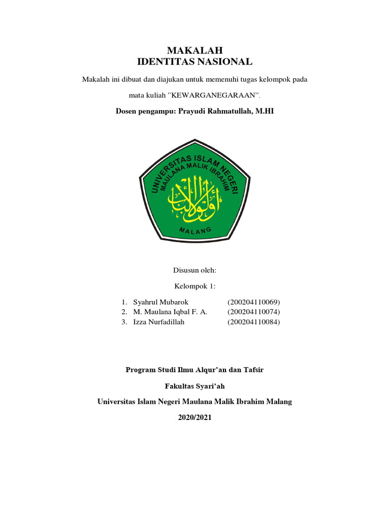 Kel 1 KWN | PDF | Ilmu Sosial