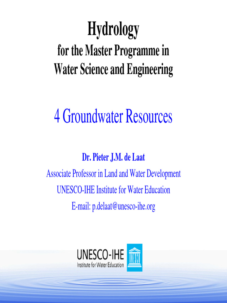 Hydrology WSE 4 2008 | PDF | Discharge (Hydrology) | Hydrology