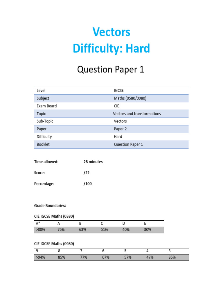 Vector | PDF | Vocational Education | Standardized Tests
