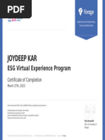 Forage Certificate | PDF