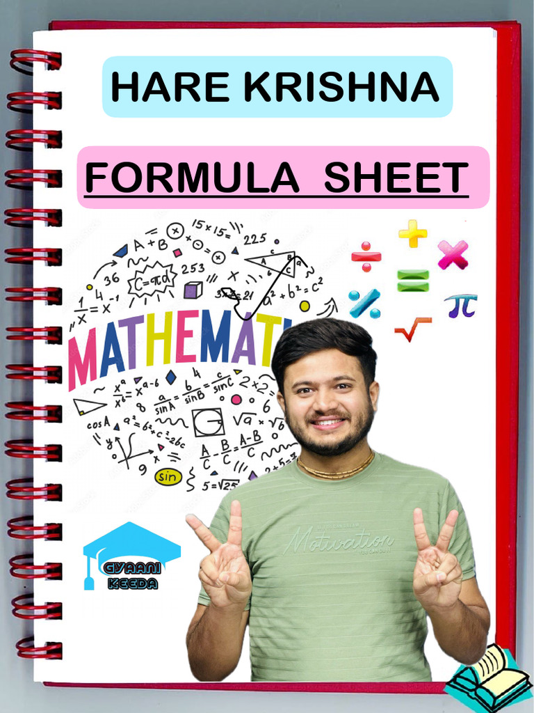 Formula Sheet Very Important Formula | Download Free PDF ...