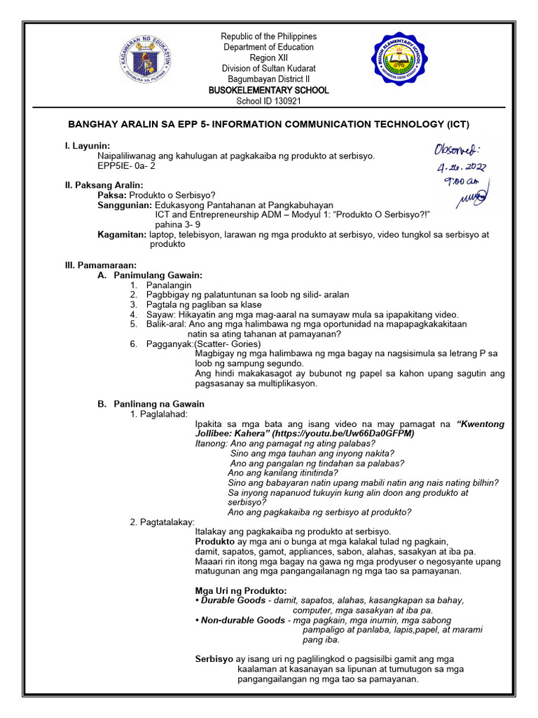 LP in Epp - Ict 3rd Q | PDF