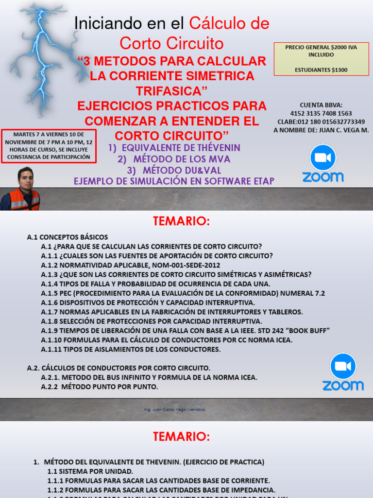 Corto Circuito Ejemplos Basicos - Temario Nov 2023 | Descargar gratis ...