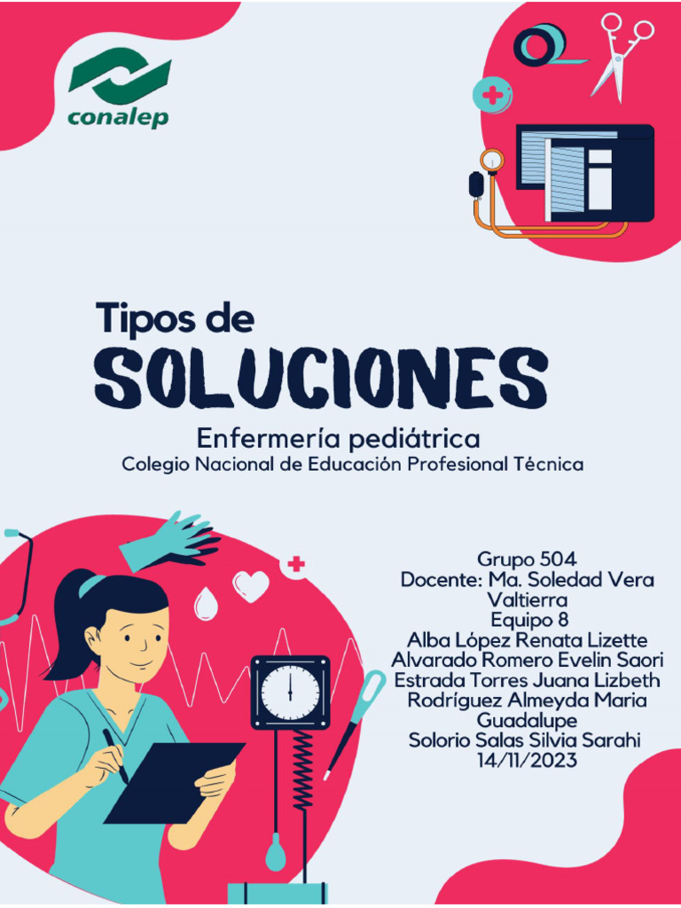 Tipos de Soluciones Equipo 8 | PDF | Sangre | Medicina