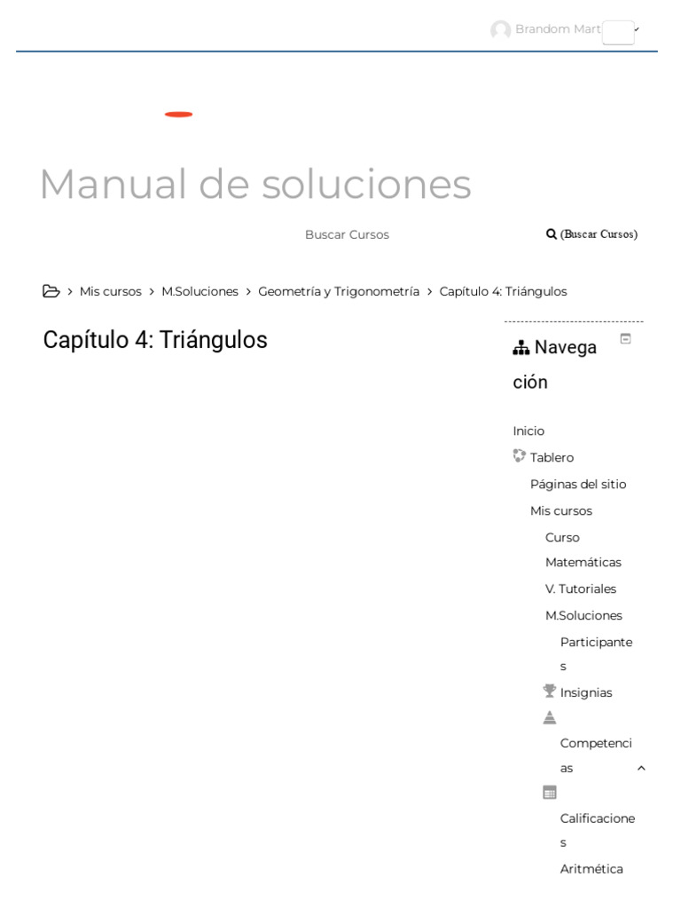 M.soluciones - Capítulo 4 - Triángulos | PDF | Geometría | Triángulo