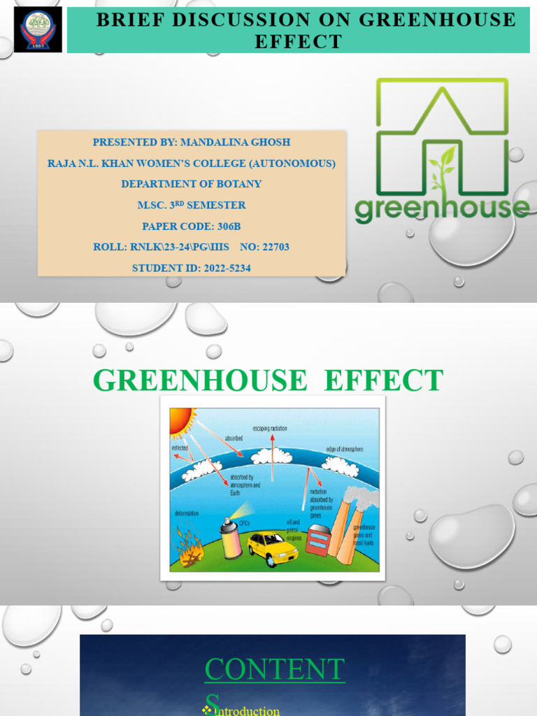 Mandalina Ghosh (Greenhouse Effect) | PDF | Greenhouse Effect ...