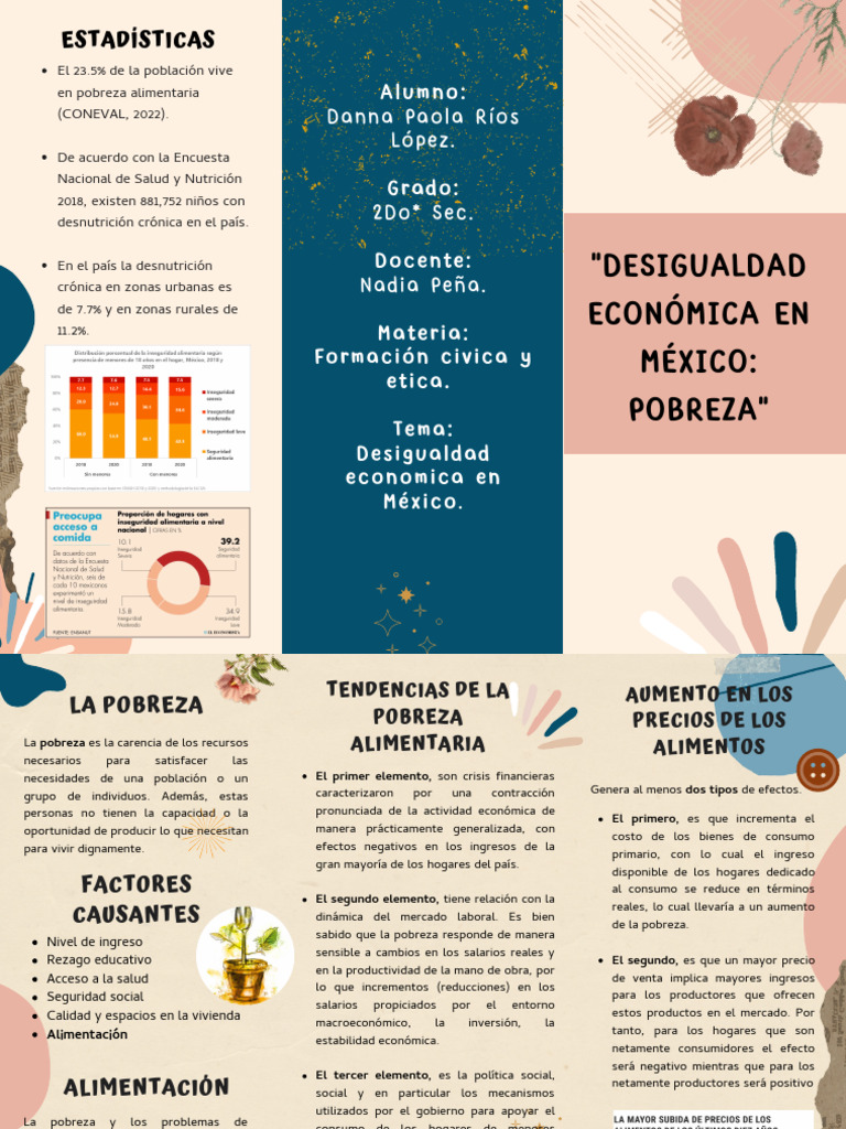 Desigualdad Economica en México Pobreza | PDF | Pobreza | Pobreza e ...