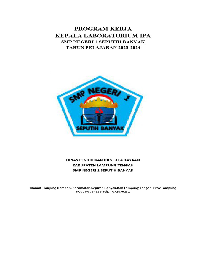 PROGRAM - KERJA - Lab - Ipa Marsudi | PDF