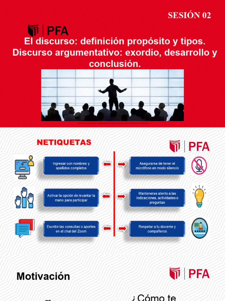 Ppt - Sesión 02 Pfa | PDF | Hablar en público | Innovación