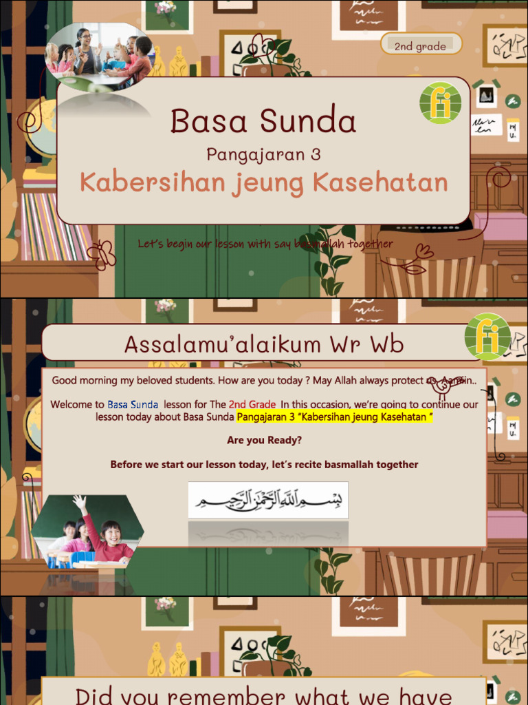 Pertemuan 4 Basa Sunda - BAB 3 - 2nd Grade | PDF
