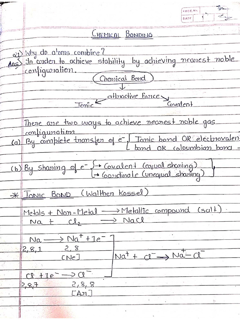 Chemical Bonding | PDF